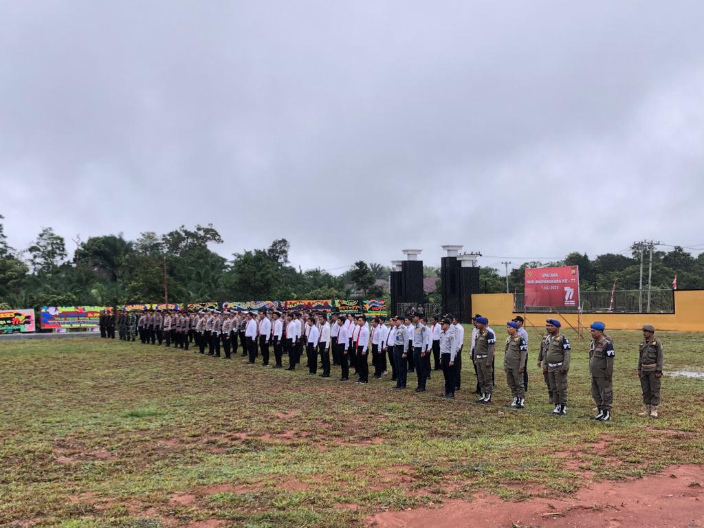 PAMWAL UPACARA HUT BHAYANGKARA KE 77 TAHUN (01/07/23)